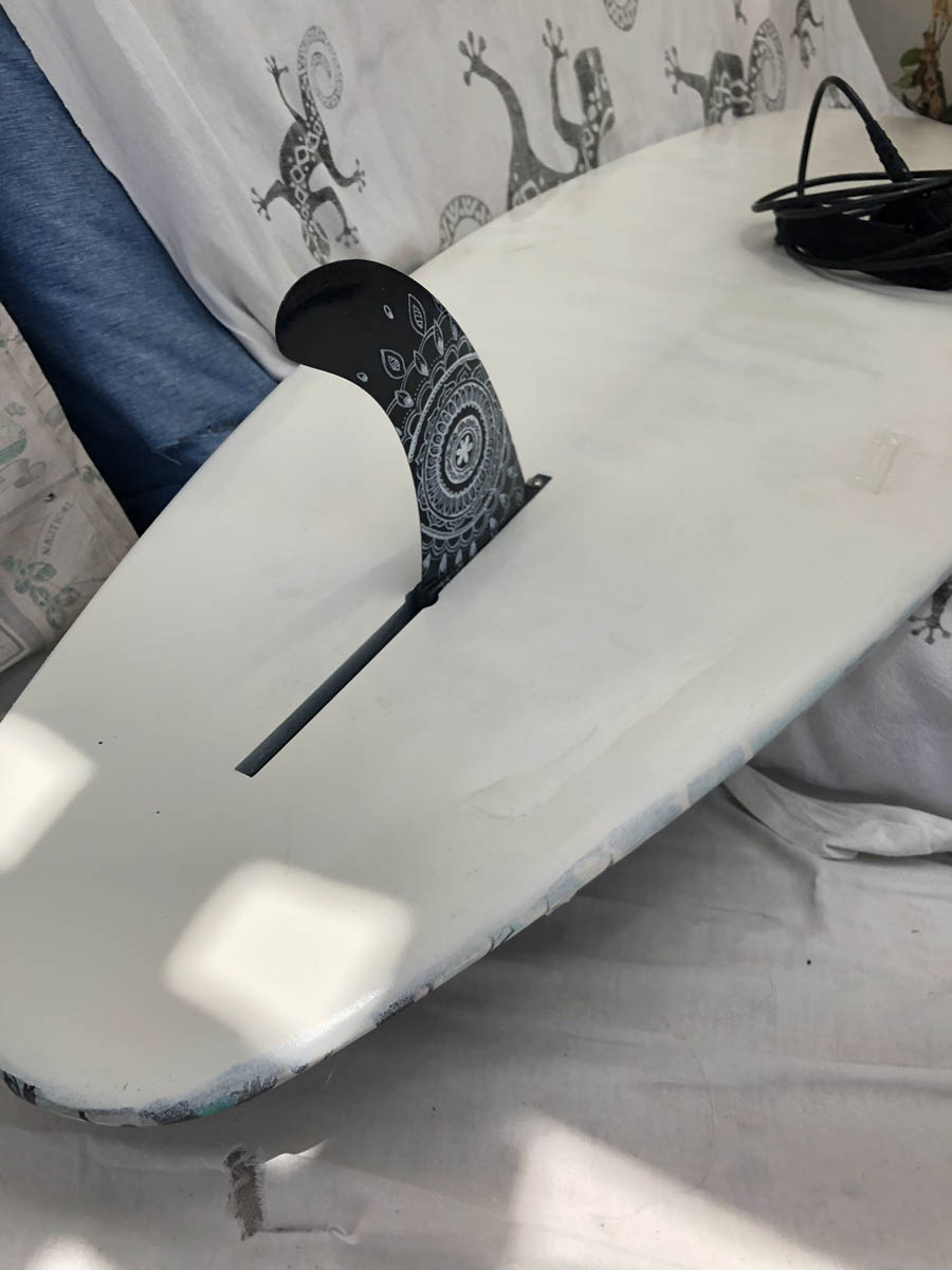 Custom fin drawings - Ninarosaqua